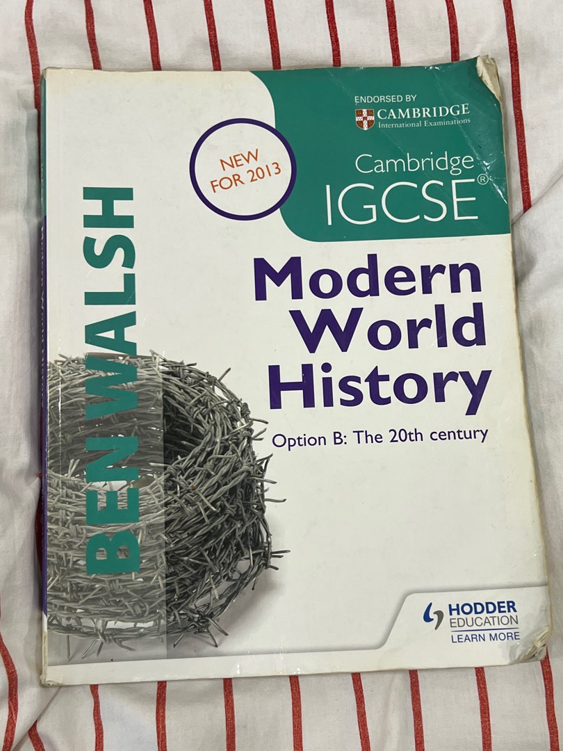 IGCSE modern history textbook, Hobbies & Toys, Books & Magazines ...