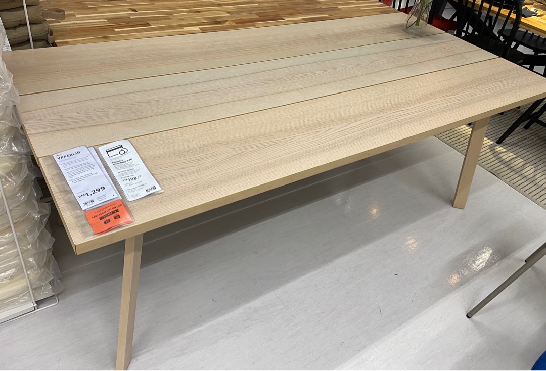 IKEA YPPERLIG dining table (200cm x 90cm), Furniture & Home Living ...