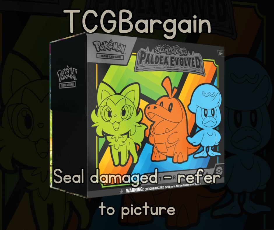 ⭐️IN STOCK⭐️ (Seal Damaged) Pokemon TCG Paldea Evolved Elite Trainer ...