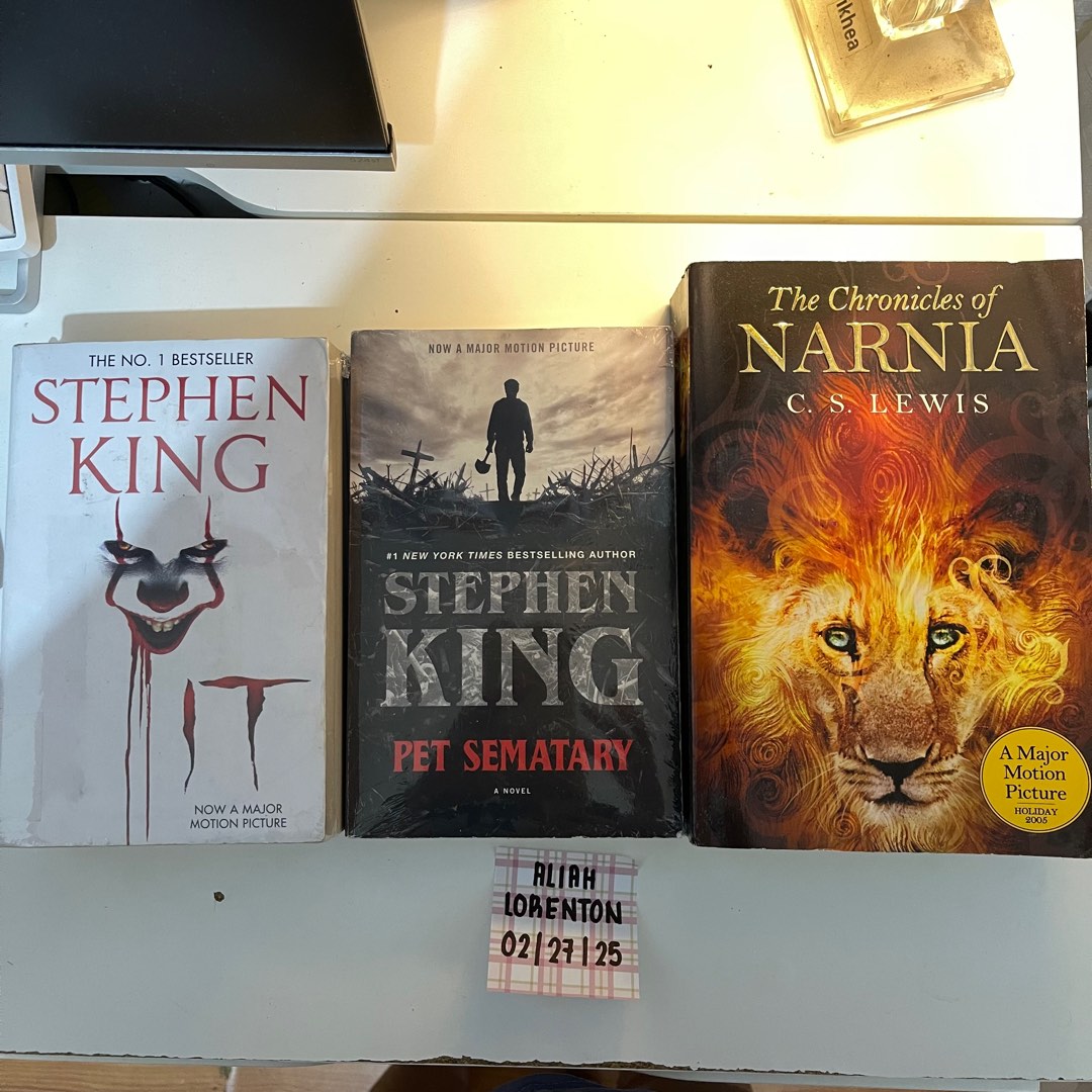 IT, Pet Sematary & Narnia, Hobbies & Toys, Books & Magazines, Fiction ...