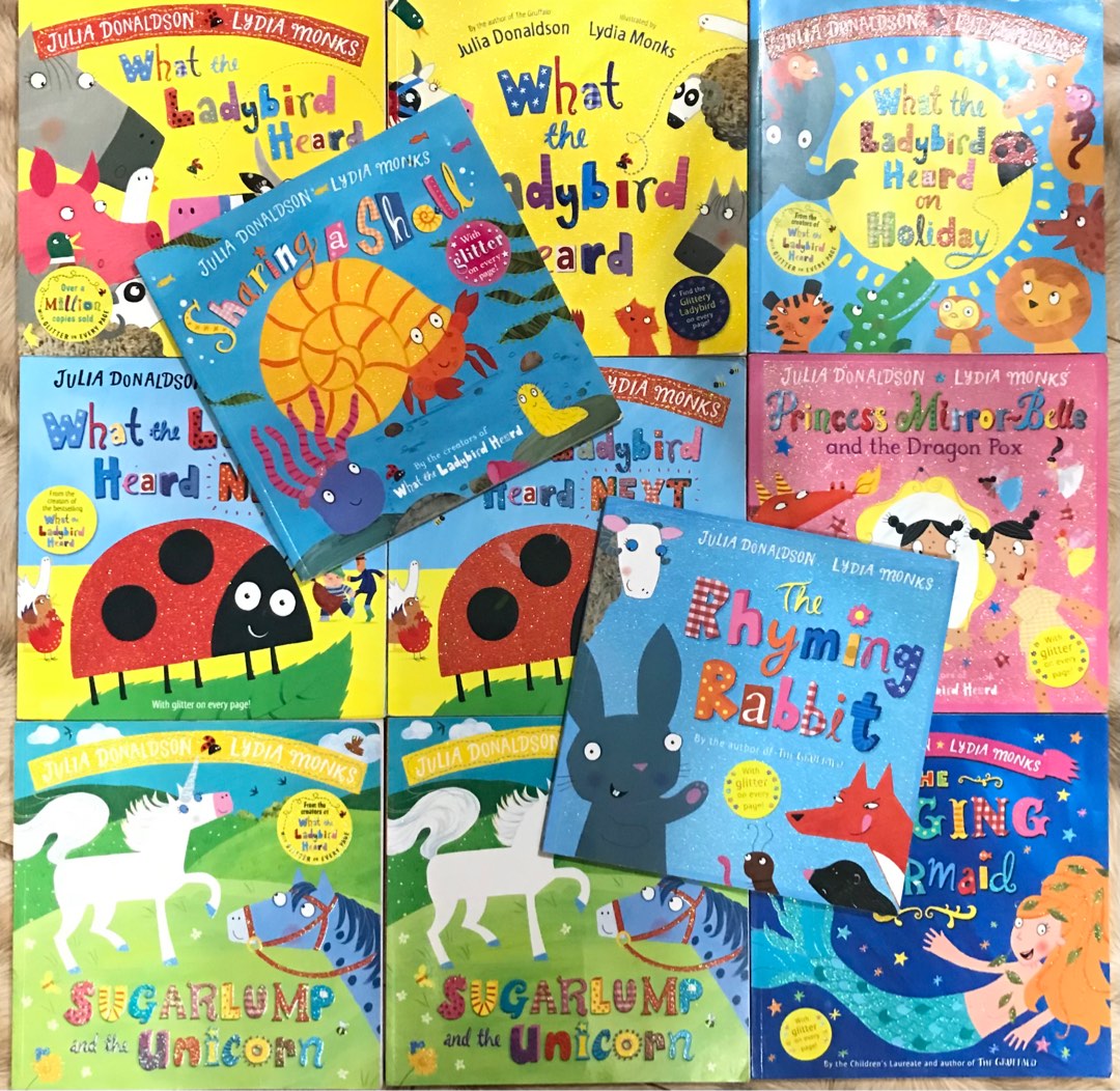 JULIA DONALDSON BOOKS WITH SILVER AND GOLD TITLES | PAPERBACK, Hobbies ...