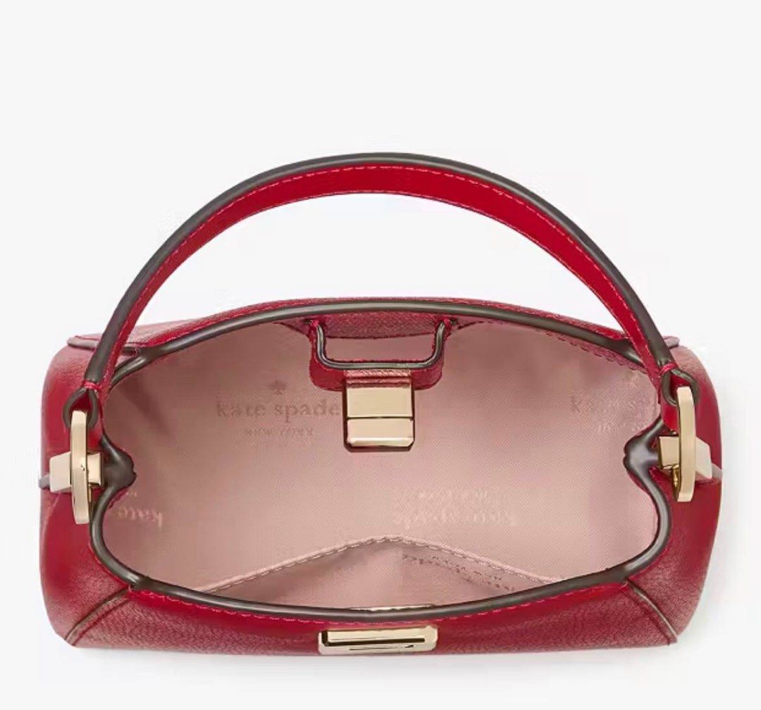Kate Spade Phoebe Mini Top Handle Crossbody in Perfect Cherry, Luxury ...
