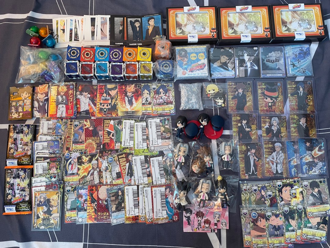 Katekyo Hitman Reborn Official Merch Cards Figures Chibis Vongola Ring ...