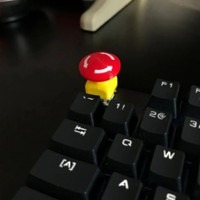 Key Cap Cover E-Stop Model for Keyboard - P3D, Toys & Collectibles ...