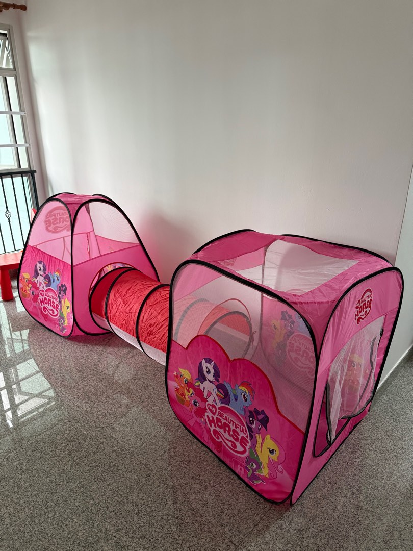 Kids Tent Playhouse Little Pony, Babies & Kids, Baby Nursery & Kids ...