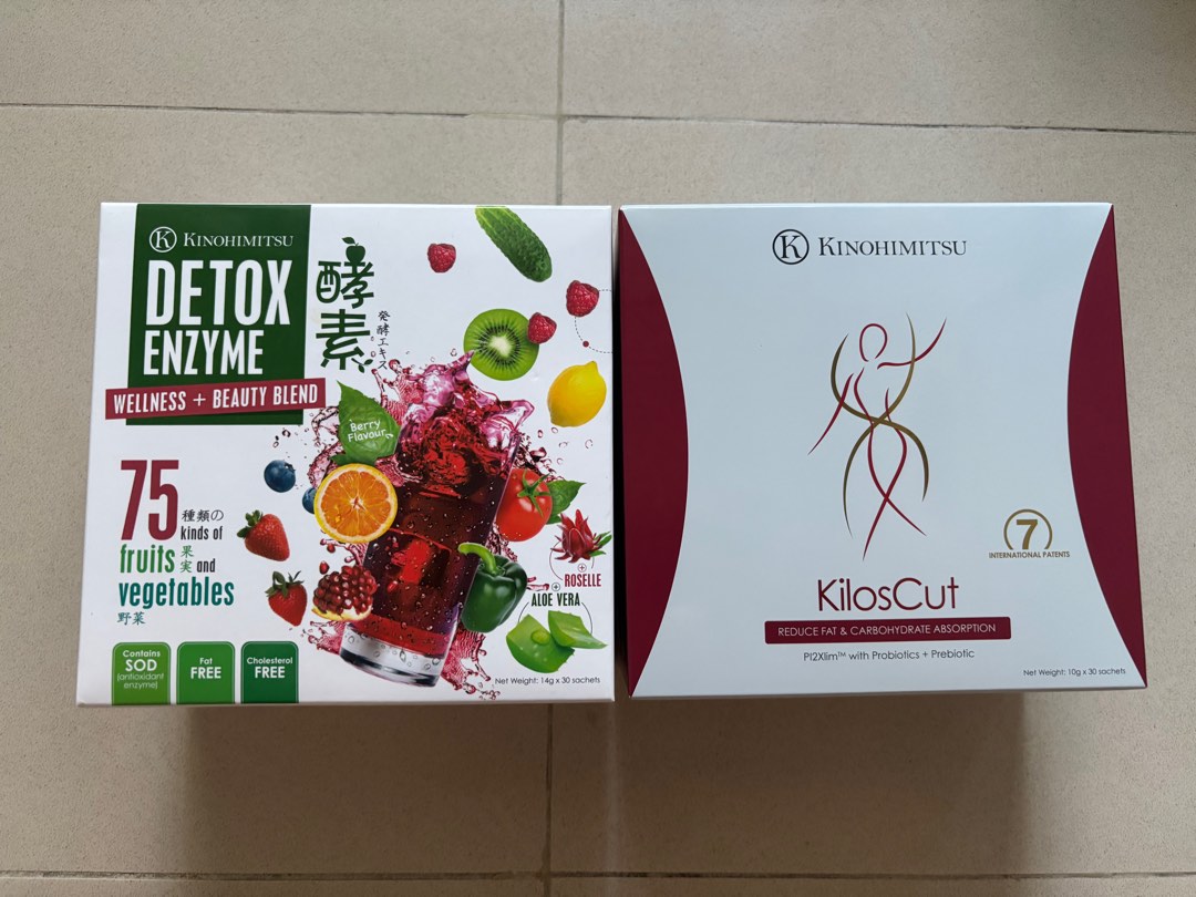 Kinohimitsu Detox Enzyme & kilocuts, Health & Nutrition, Health ...