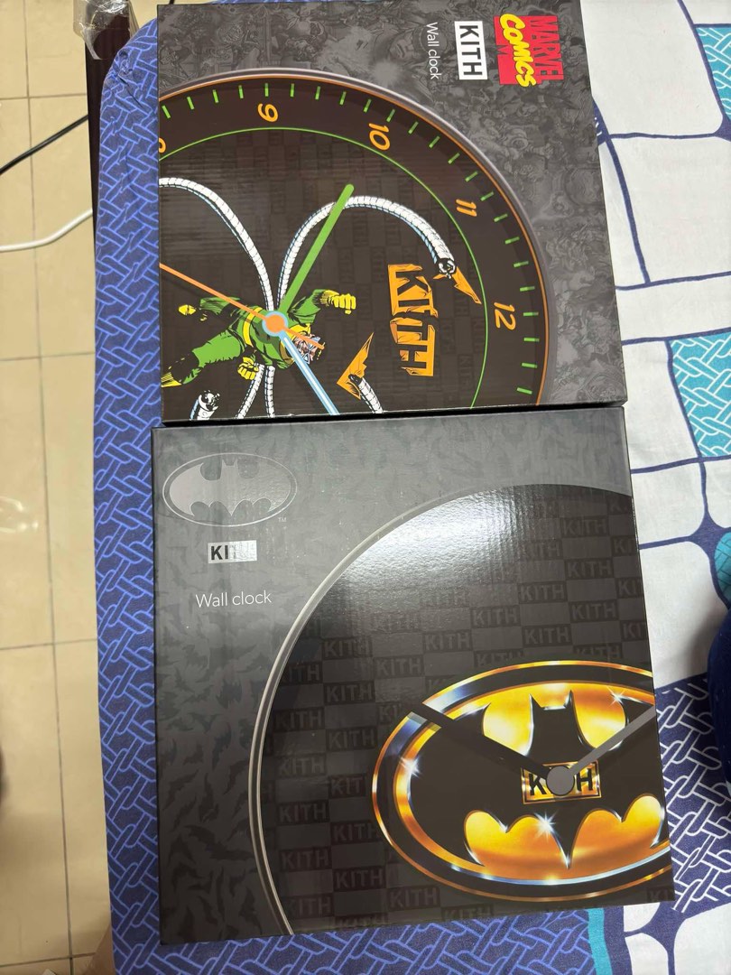 KITH X MARVEL COMICS X BATMAN WALL CLOCK, Luxury, Accessories on Carousell