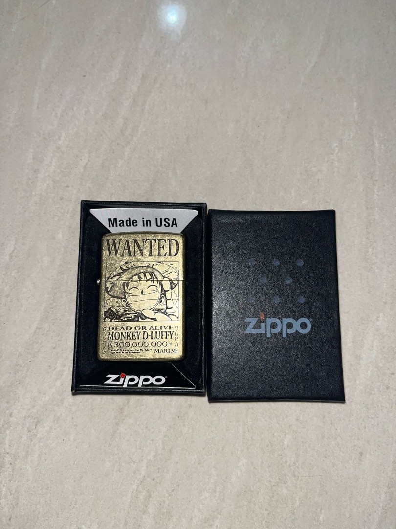 Korek api Zippo One piece limited edition, Antik, Lainnya di Carousell