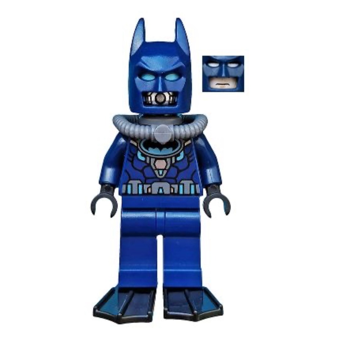 Lego Batman Dark Blue Wetsuit and Flippers Scuba Sea Water minifigure ...
