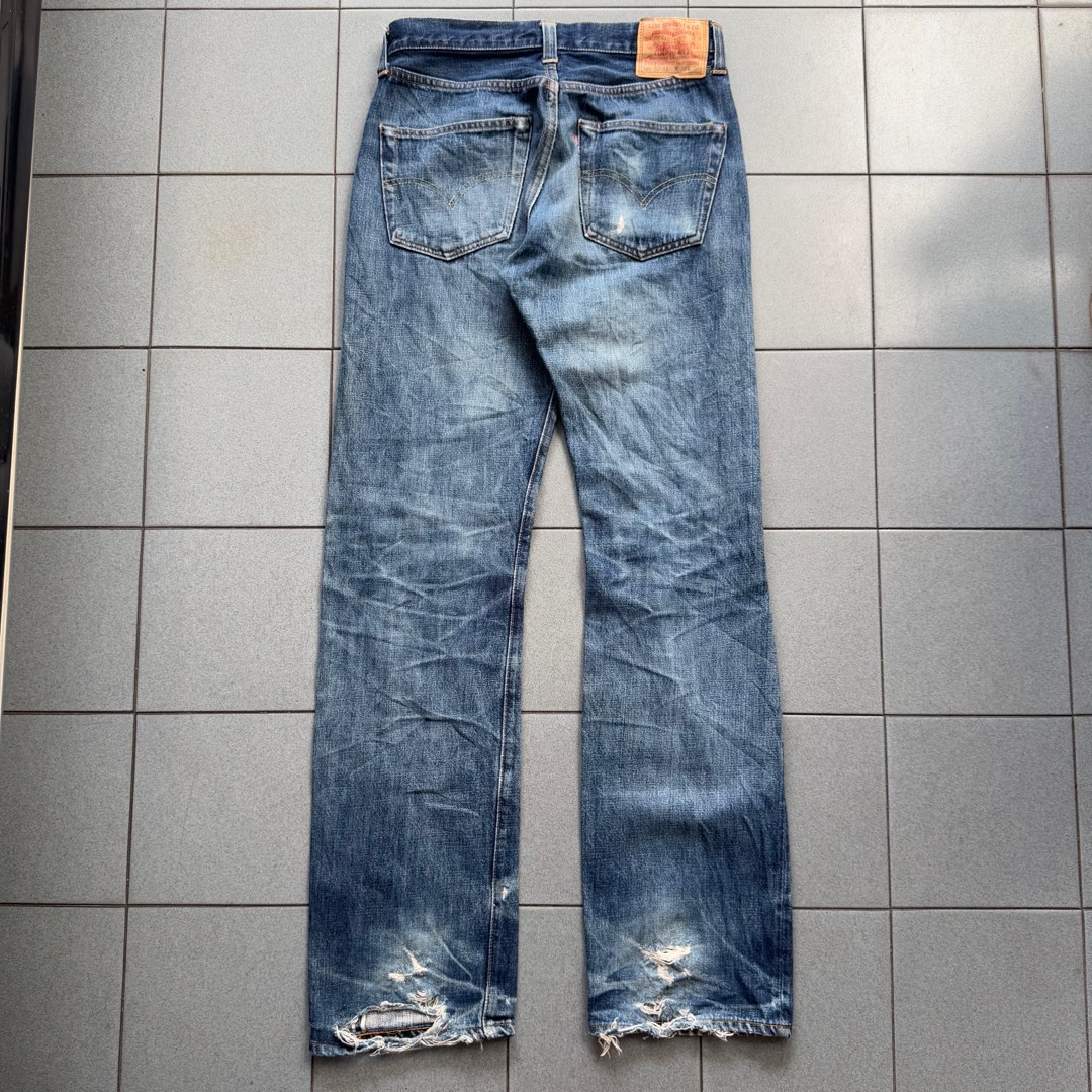 Levis 501 XX Big E LVC 1947 Redline Small Selvedge Made In Usa Button ...