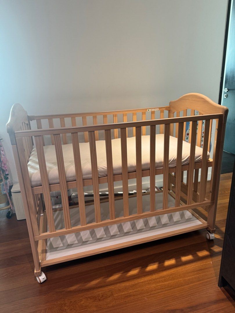 Like New Cot with rocker legs, Babies & Kids, Baby Nursery & Kids ...