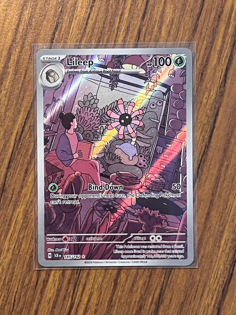 Lileep 145/142 IR Full Art - Stellar Crown SCR Pokemon Cards TCG ...