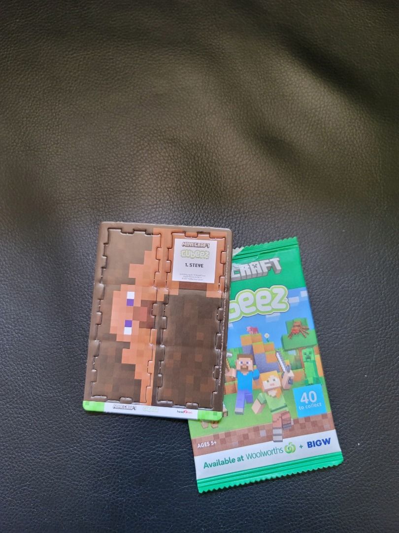 [限定Limited] 澳洲Woolworths + BIG W Minecraft Cubeez™ Blocks 立體方塊拼圖 積木 ...