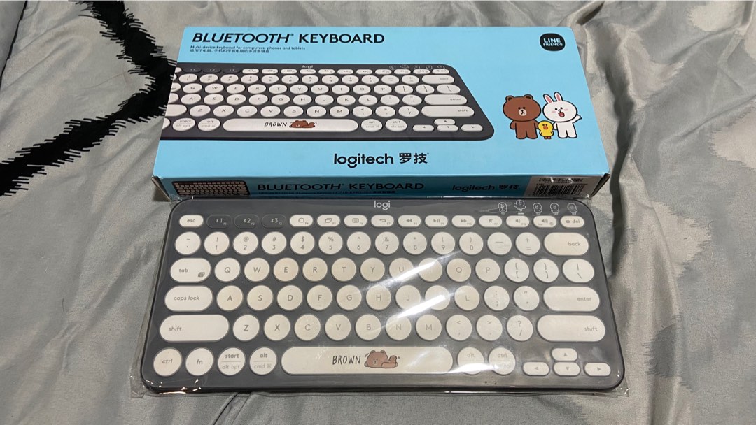 Logitech Bluetooth Keyboard K380 LINE Friends, Computers & Tech, Parts ...