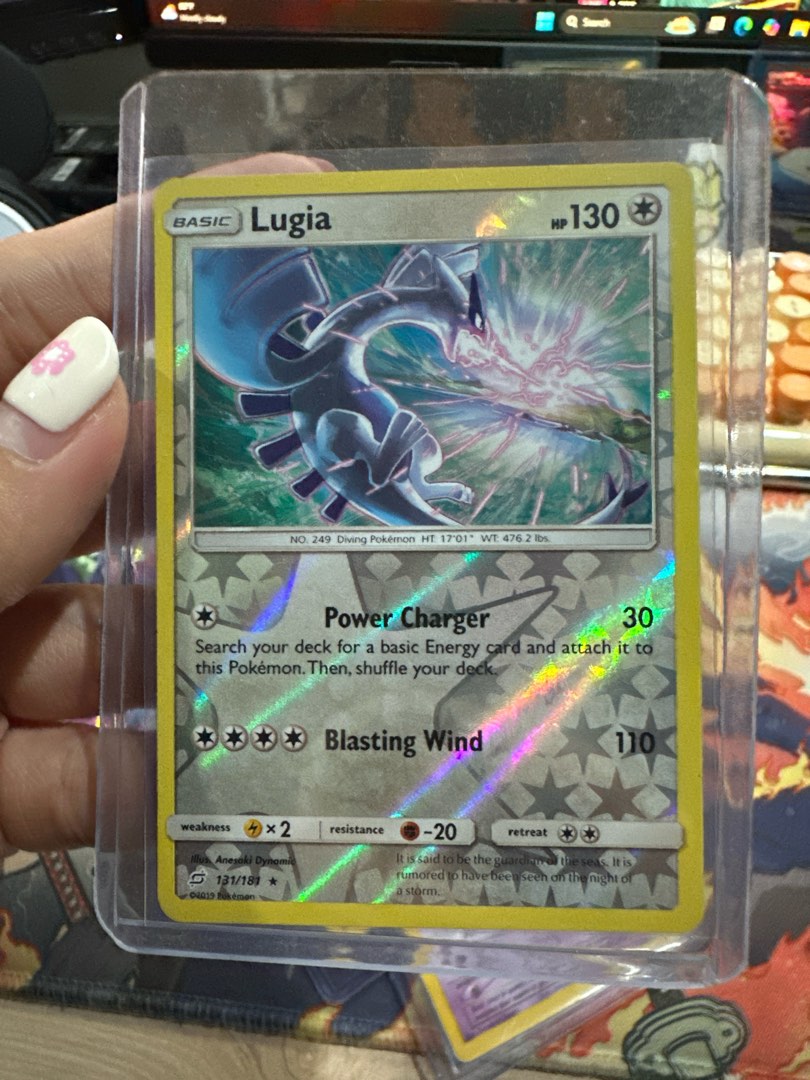 Lugia [Reverse Holo] #131 Pokemon Team Up, Hobbies & Toys, Toys & Games ...