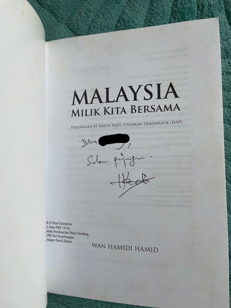 Malaysia Milik Kita Bersama : Perjuangan 45 Tahun Parti Tindakan ...