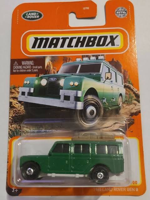 matchbox 1965 land rover gen ii 2 green offroad Hot Wheels diecast 1/64 ...