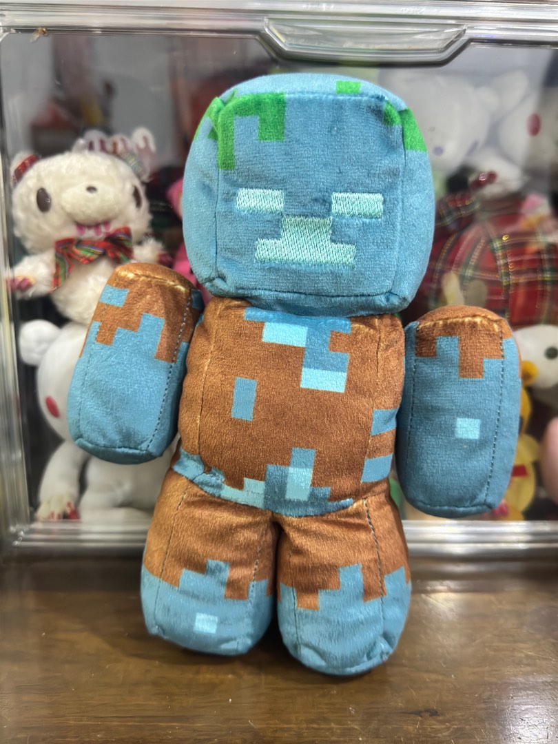 Minecraft Drowned Zombie Plush, Hobbies & Toys, Toys & Games on Carousell