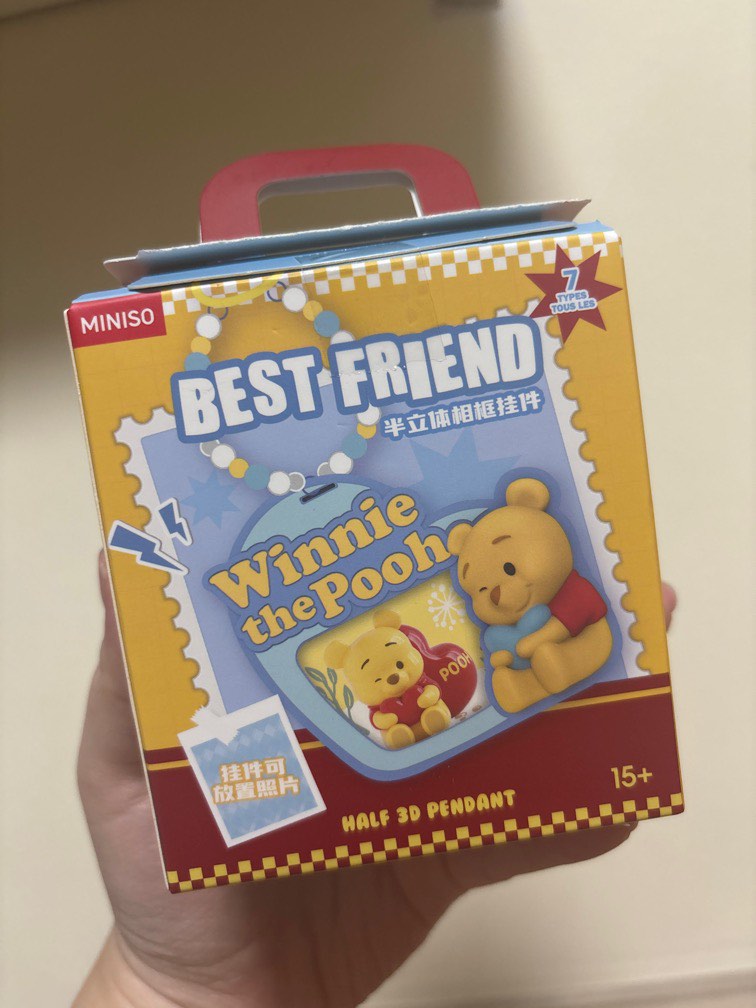 Miniso-Winnie the Pooh Pendent, Hobbies & Toys, Toys & Games on Carousell
