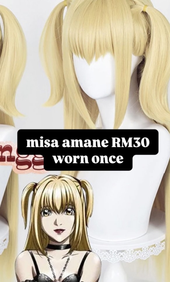 MISA AMANE WIG COSPLAY, Everything Else, Others on Carousell