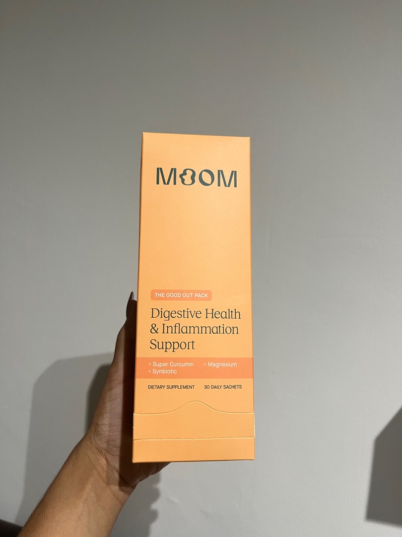 Moom The Good Gut Pack supplements, Health & Nutrition, Health ...