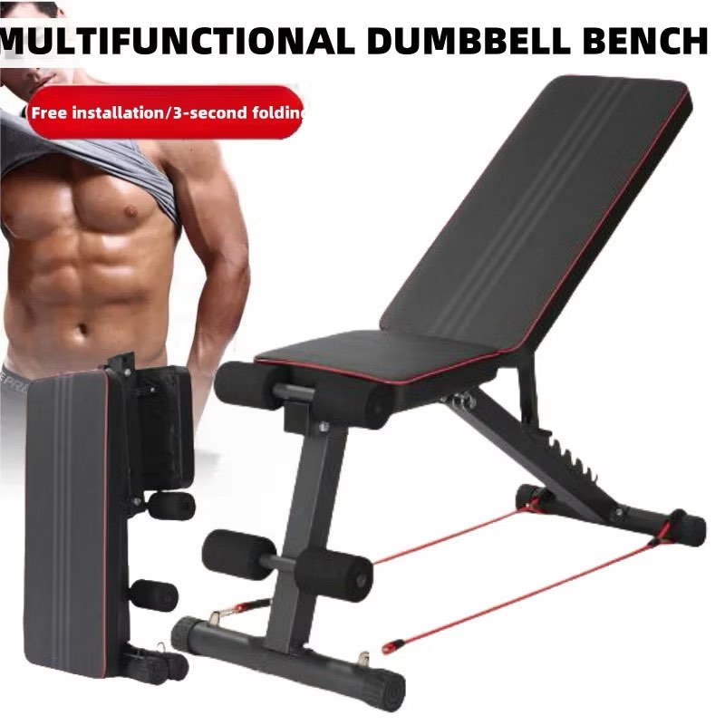 Multifunction Collapsible Dumbbell Exercise Bench, Sports Equipment ...