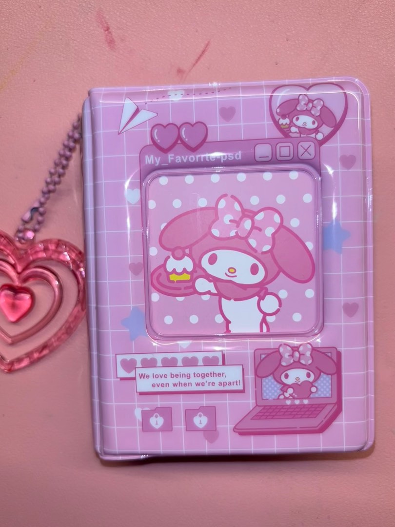 my melody photo album pc holder cute kawaii coquette, Hobbies & Toys ...
