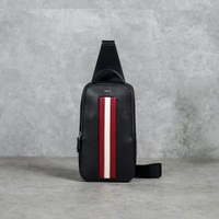 Mythos Stripe Red Cross Body Bag in Black [100% Authentic], Barang ...