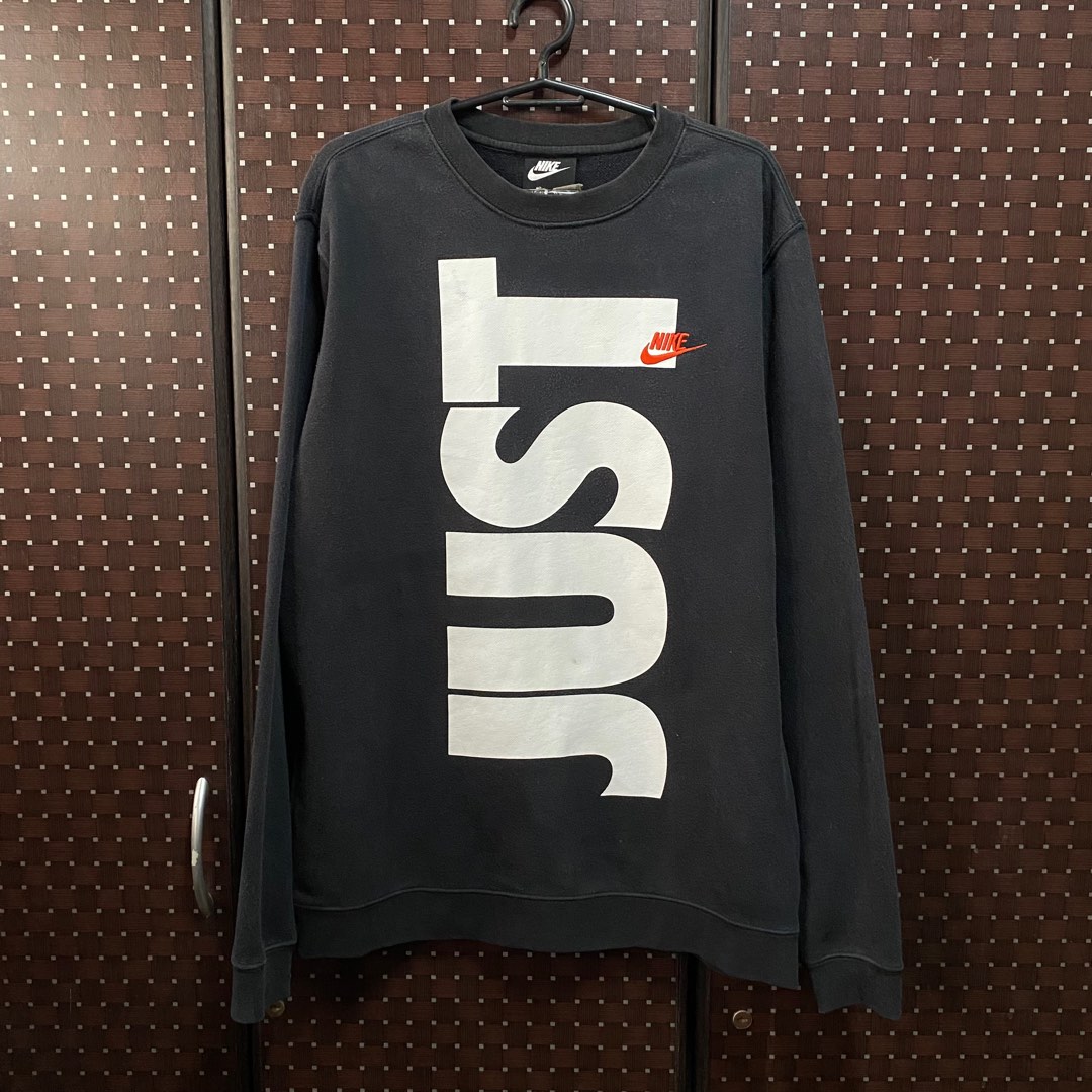 NIKE JUST DO IT BIG PRINT PULLOVER, Men's Fashion, Coats, Jackets and ...