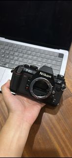 Nikon Fm2n Fully Mechanical SLR film camera body ( Serviced ), Photography, Cameras on Carousell
