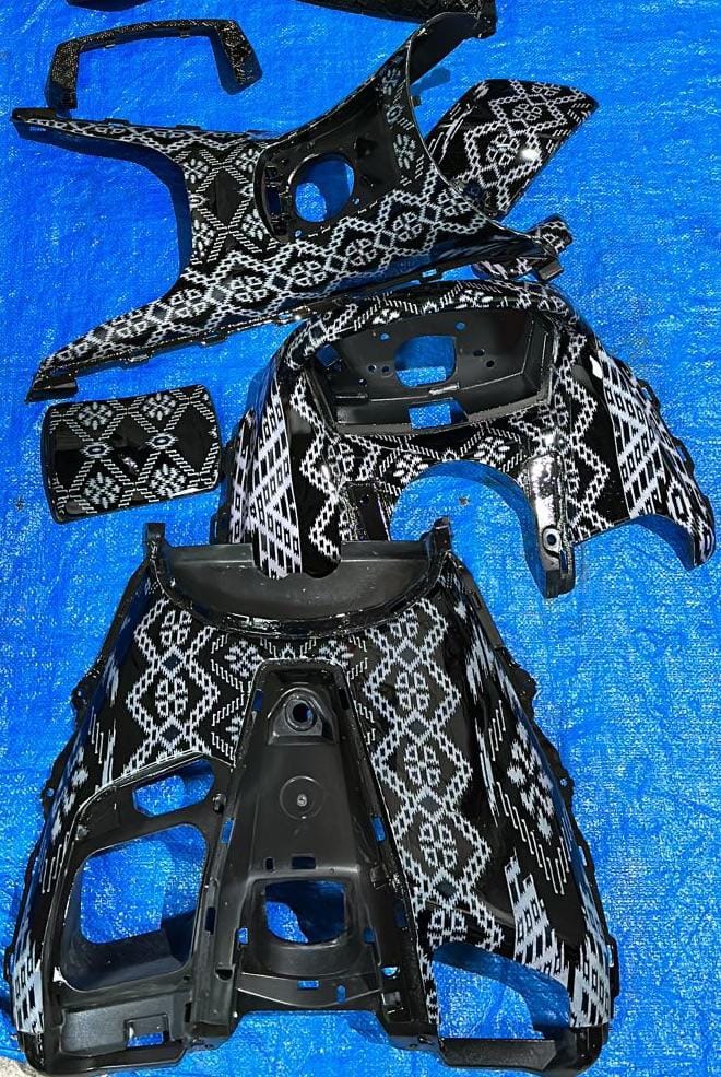 NMAX Carbon Batik, Motorcycles, Motorcycle Accessories on Carousell
