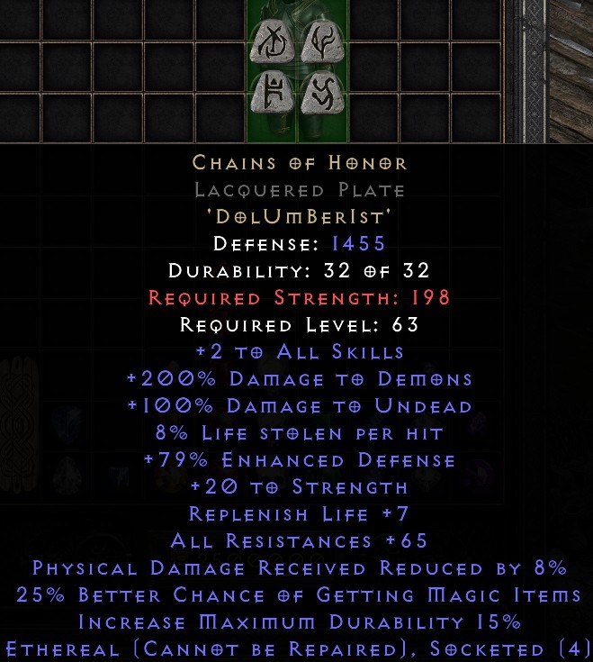 (Non-Ladder) GG Ethereal COH (Chains of Honor) Superior Lacquered Plate ...
