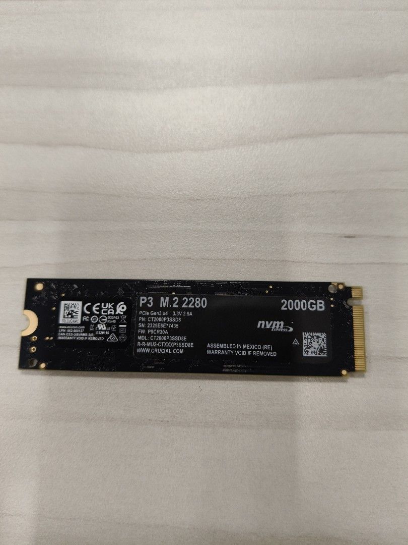 NVMe M.2 SSD | GEN3x4 | 2TB, Everything Else on Carousell