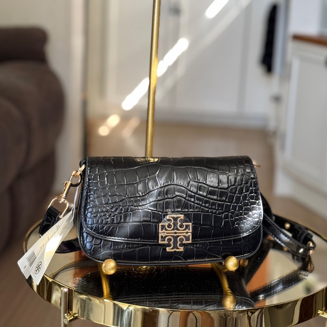 ON HAND PINAS: Tory Burch Britten Embossed Convertible Shoulder ...