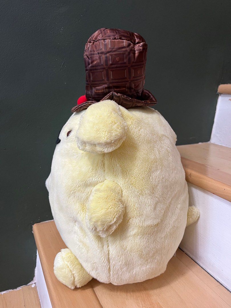 Original 45cm Big Sanrio PomPomPurin Big Plush Doll with Chocolate ...