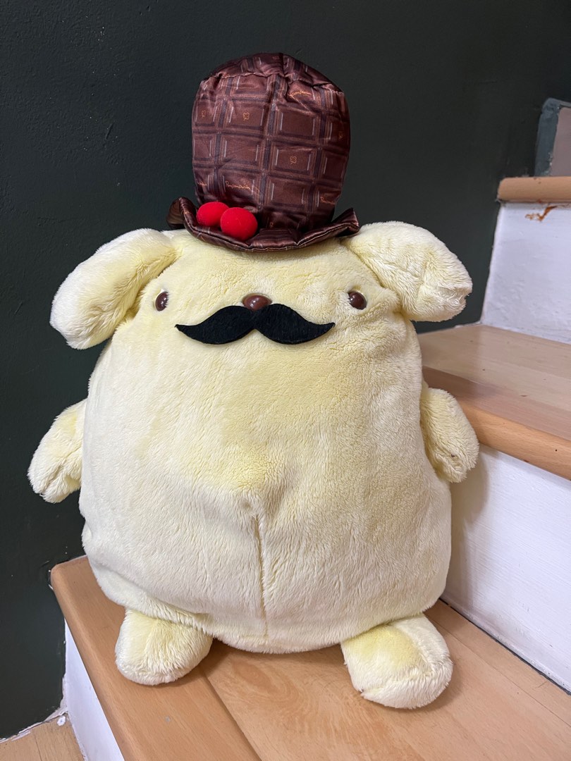Original 45cm Big Sanrio PomPomPurin Big Plush Doll with Chocolate ...