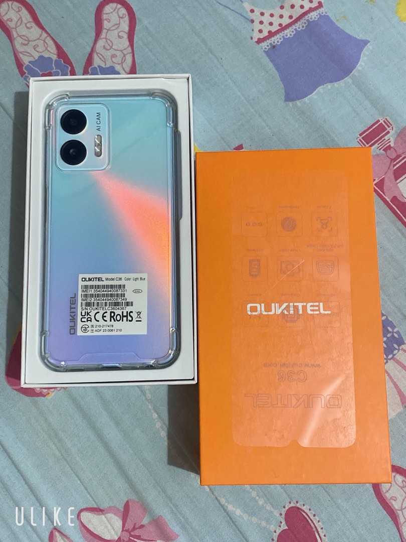 Oukitel C36 128GB Light Blue complete package, Mobile Phones & Gadgets, Mobile Phones, Android ...