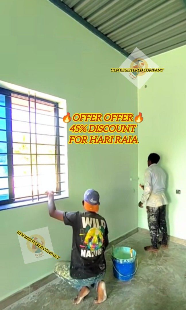 Painting service / whole house painting / bed room / living room/ HDB ...