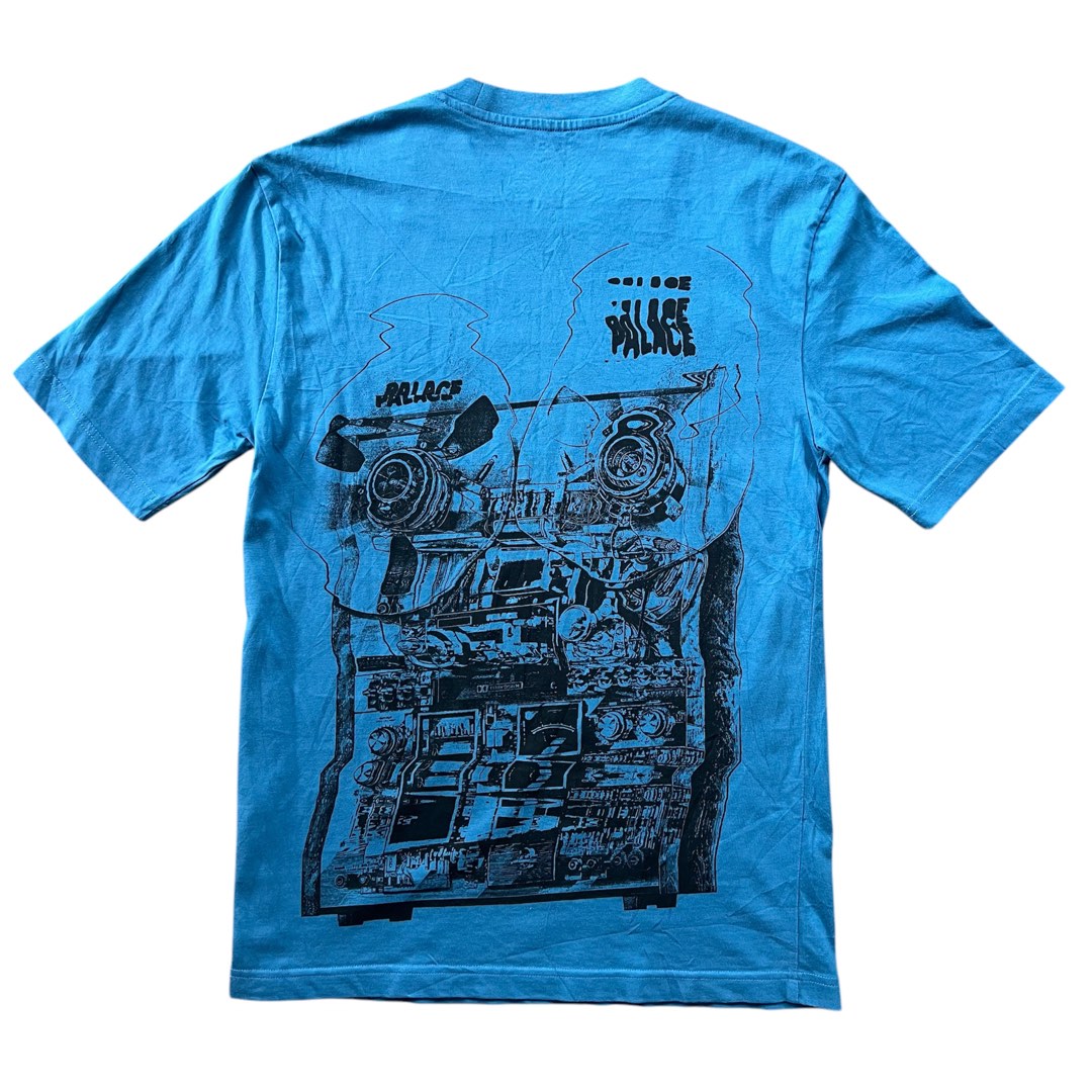 PALACE TRI WOBBLE TEE (BLUE), Men's Fashion, Tops & Sets, Tshirts ...