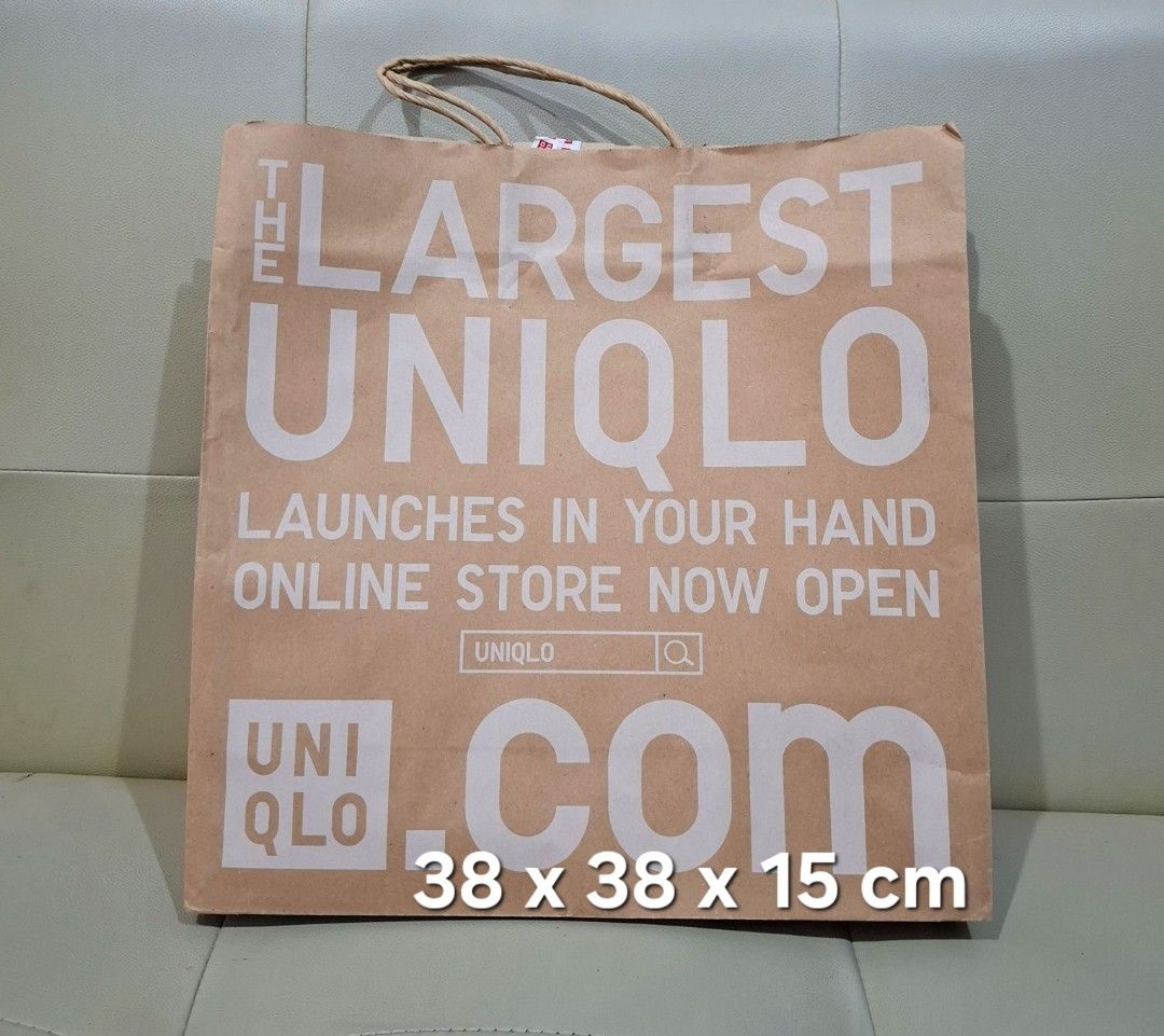 Paperbag uniqlo large original / paper bag uniqlo asli, Serba Serbi ...
