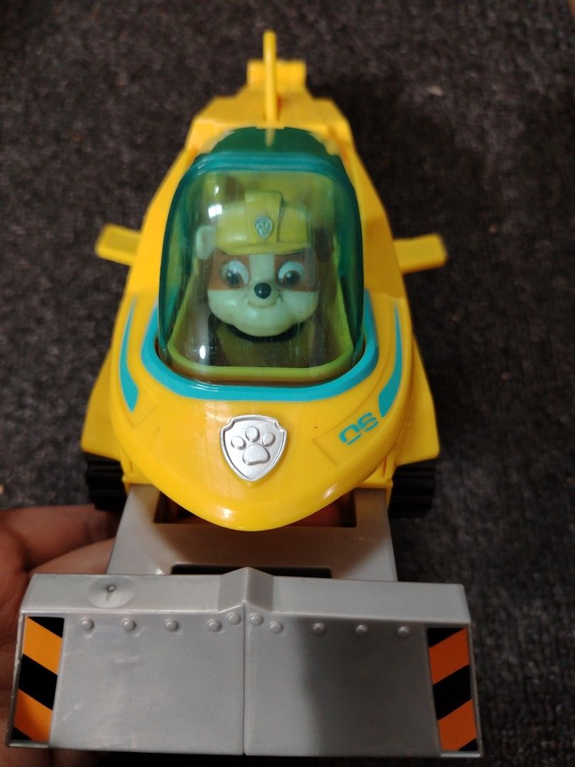 Paw Patrol Aqua Pups Rubble Transforming Hammerhead Shark Vehicle with ...