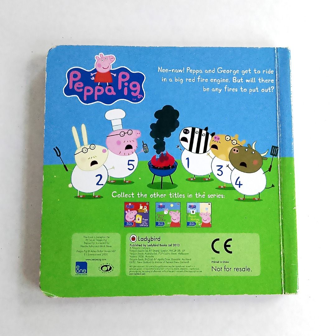 Peppa Pig - The Fire Engine (Ladybird) - Board Book, Story Book ...