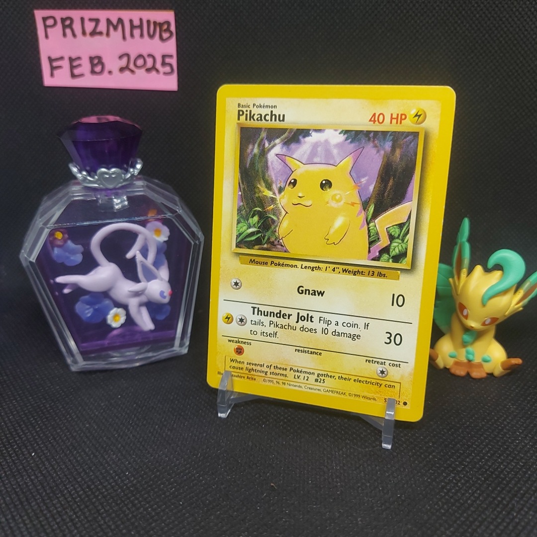 Pikachu Base Set Unlimited Pokemon Card, Hobbies & Toys, Toys & Games ...