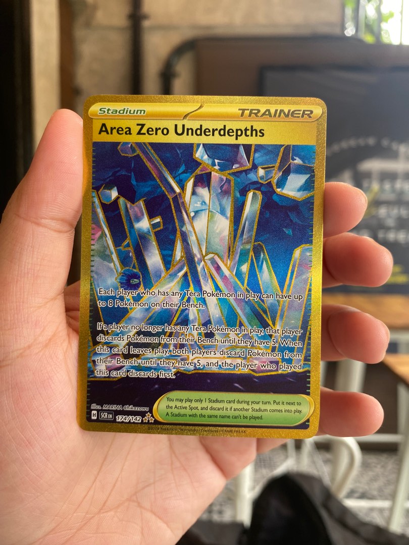 Pokemon Card - Area Zero Underdepths Gold Stellar Crown 174/142 ...