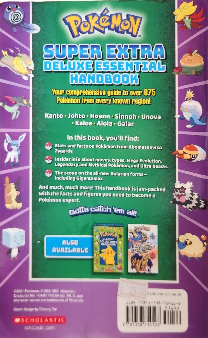pokemon super extra deluxe essential handbook, Hobbies & Toys, Books ...