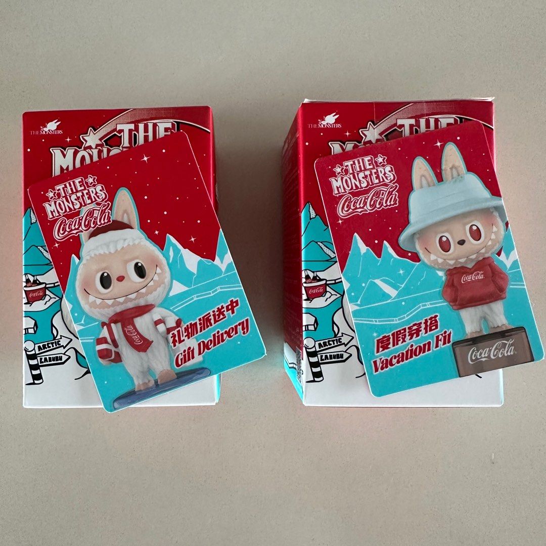Popmart THE MONSTERS LABUBU COCA-COLA Series / Gift Delivery / Vacation ...