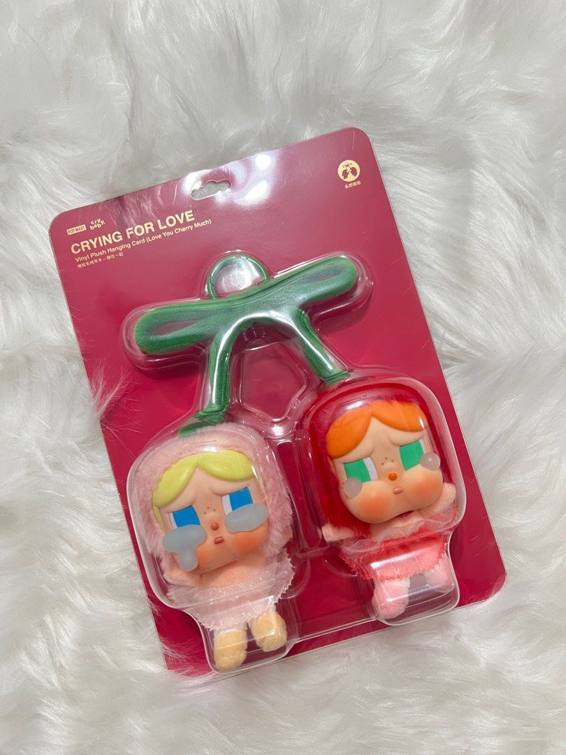 Popmart CRYBABY Crying For Love Series-Vinyl Plush Hanging Card (Love ...