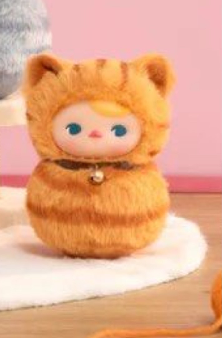 POPMART PUCKY ROLY POLY KITTY VINYL PLUSH [INSTOCK], Hobbies & Toys ...