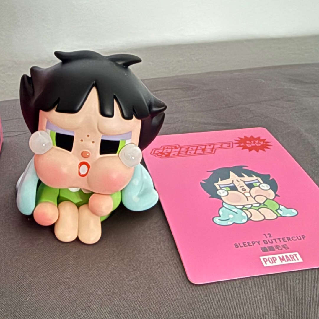 Cry Baby Powerpuff Girls Sleepy Buttercup Pop Mart, Hobbies & Toys ...
