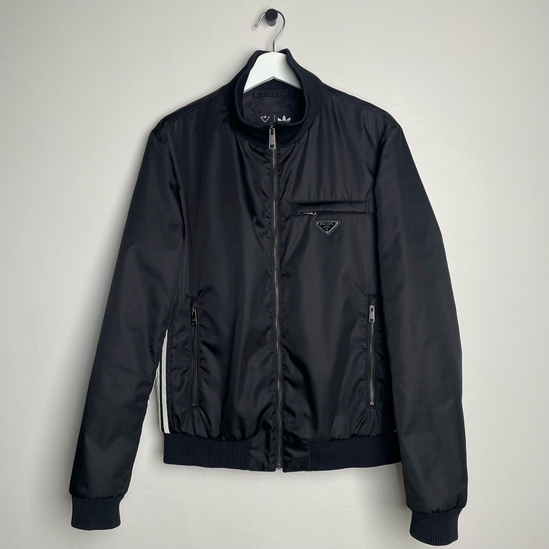 Prada x Adidas Re-Nylon Track Jacket ( Not Hermes ), Fesyen Pria ...